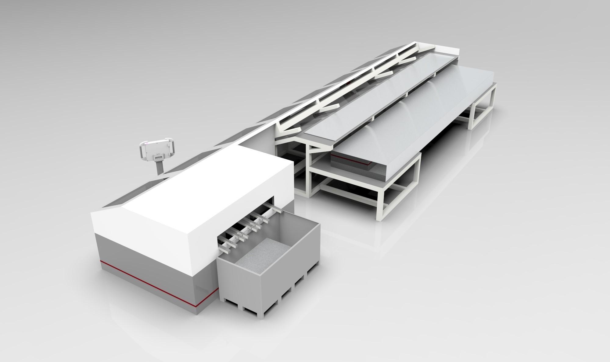 Chipless Cutting Machine with End Forming & Brushing Devices - T-Drill Oy