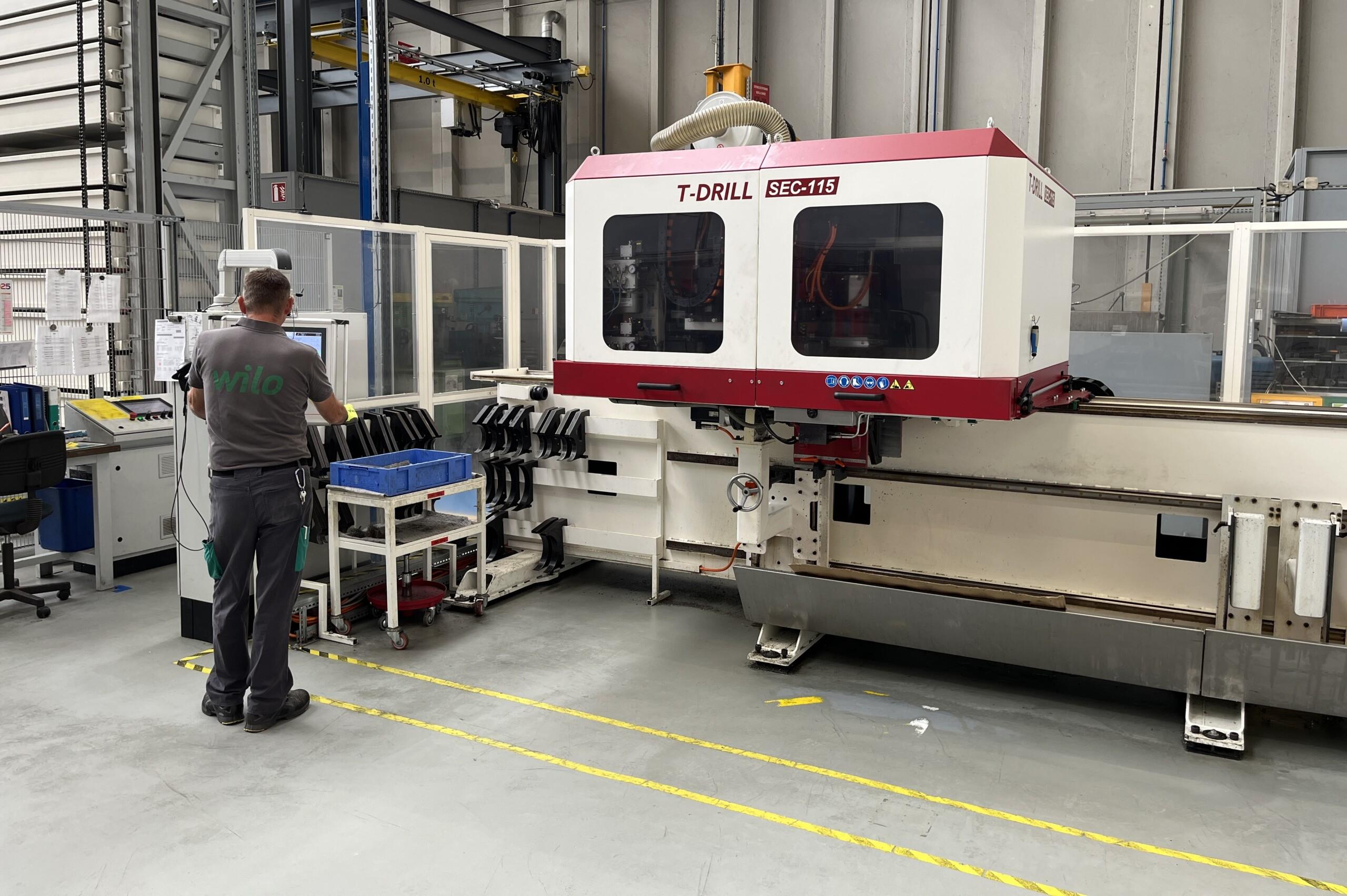 T-DRILL SEC-115 Customer Story | Wilo France